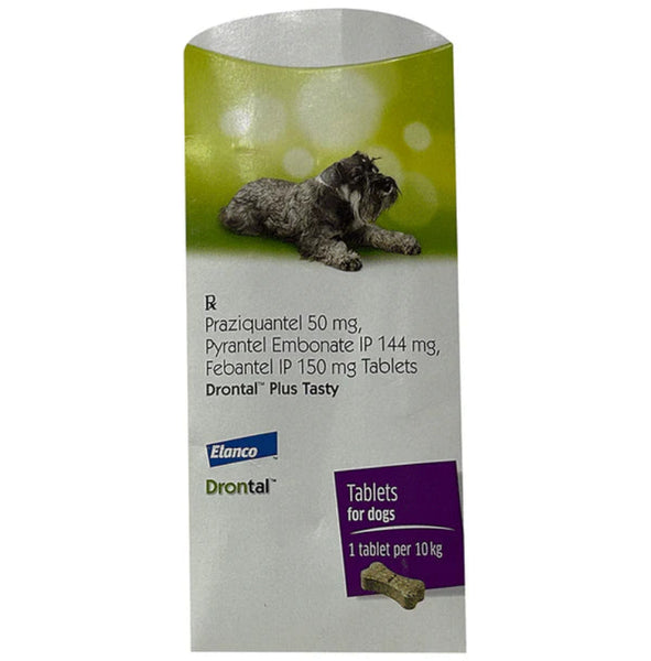 Drontal Plus Tasty Pet Dewormer Tablet – petstreetonline