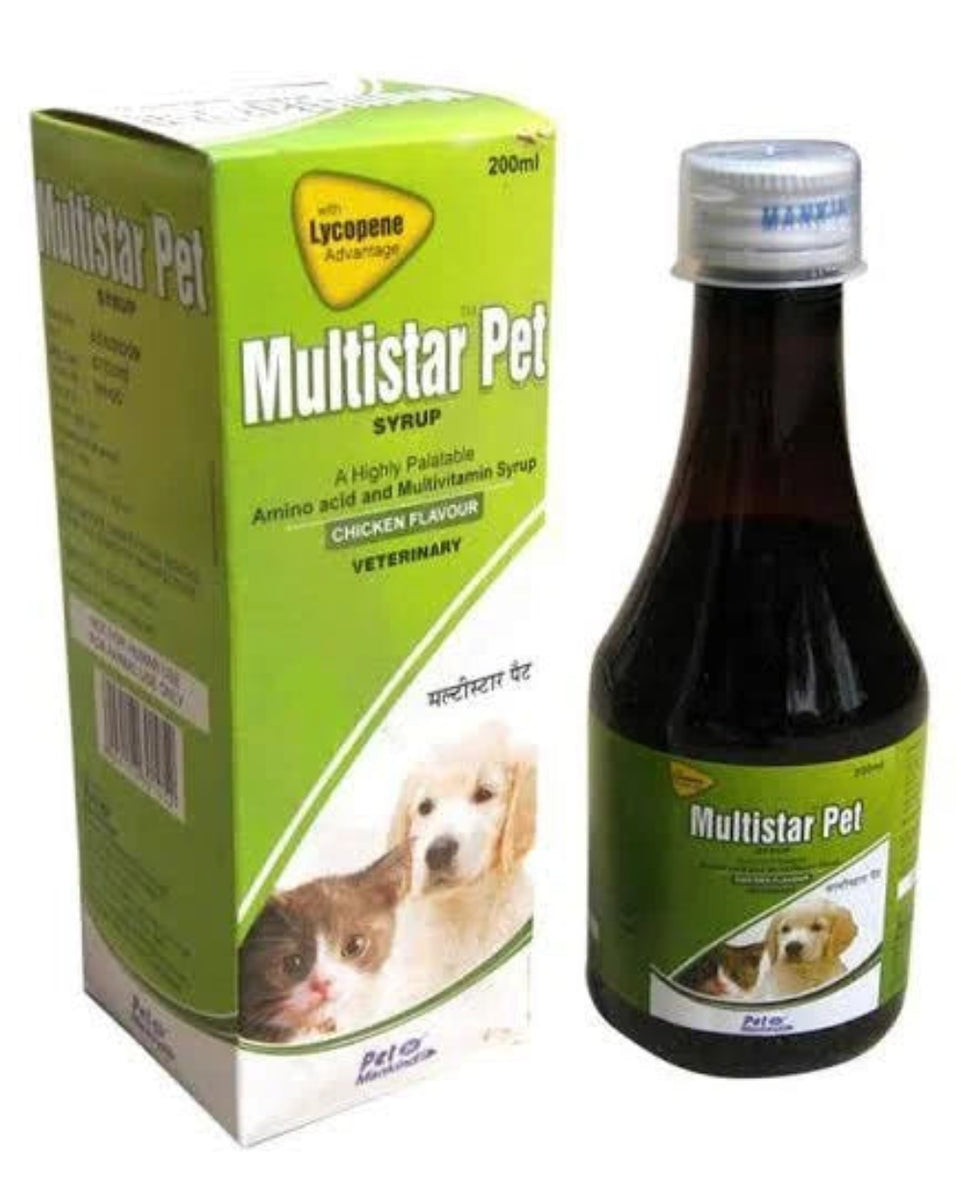 Pet Mankind Multistar Pet Syrup with Amino Acids and Multi Vitamins 20 ...