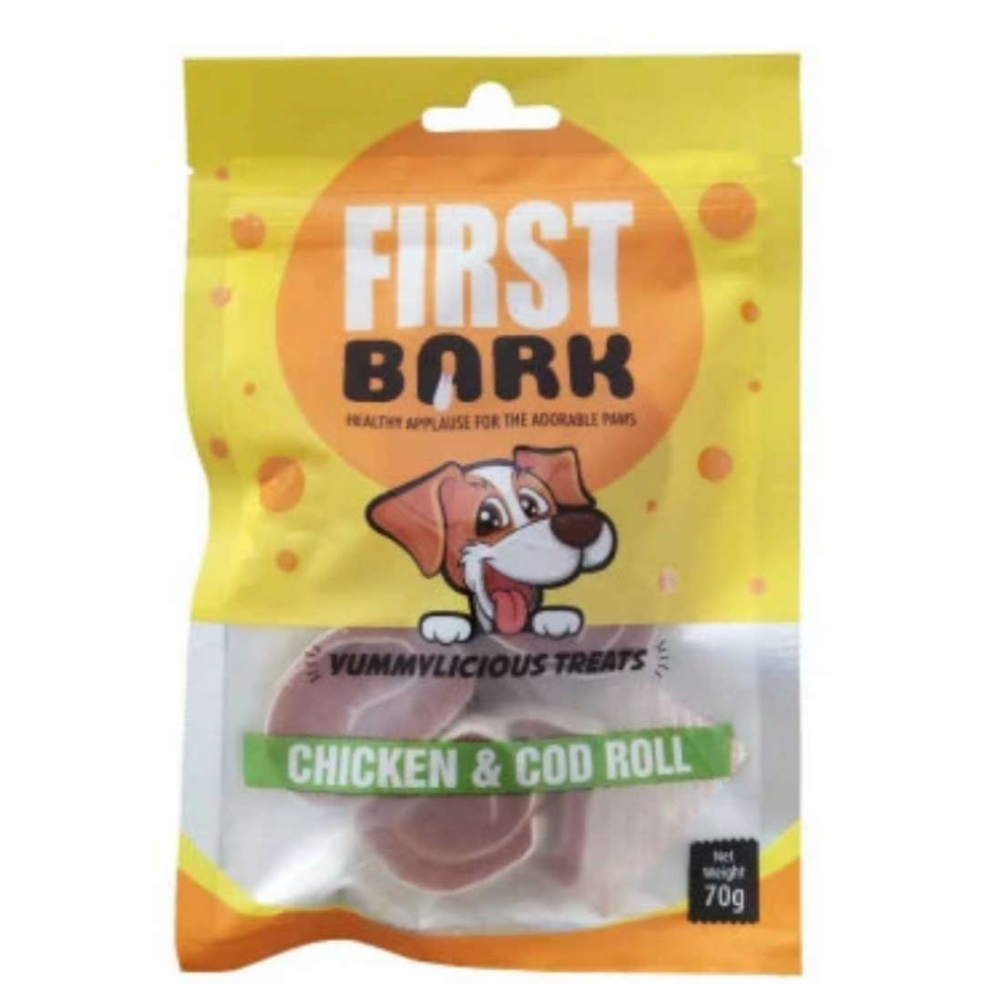 First Bark - Chicken & Cod Roll – petstreetonline